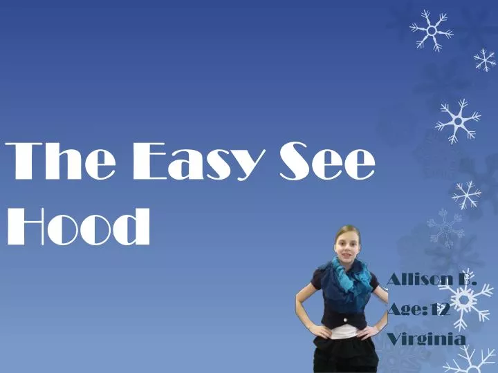 PPT - The Easy See Hood PowerPoint Presentation, free download - ID:5682846
