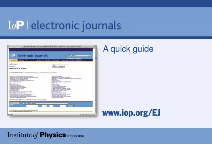 PPT - A quick guide PowerPoint Presentation, free download - ID:5683009