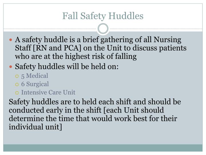 PPT - Fall Safety Huddles PowerPoint Presentation - ID:5683096