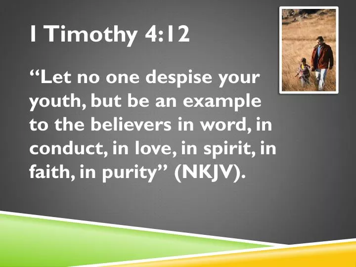 PPT - 1 Timothy 4:12 PowerPoint Presentation, free download - ID:5683098