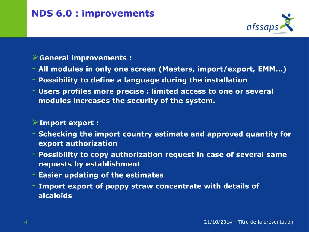 PPT - French experience with NDS NDS User meeting Mexico : 7-9 May 2007 ...