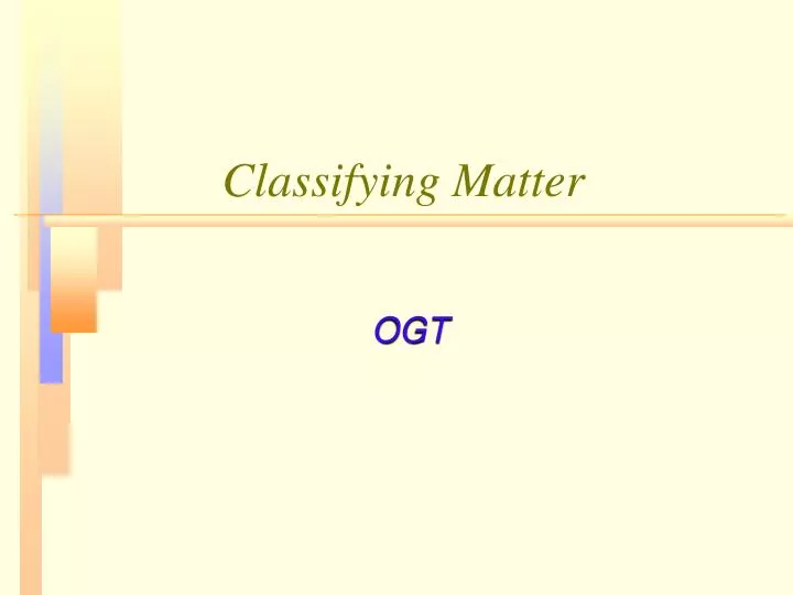 PPT - Classifying Matter PowerPoint Presentation, free download - ID ... PPT - Classifying Matter PowerPoint Presentation, free download - ID ...