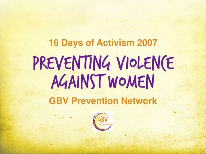 PPT - Preventing Violence PowerPoint Presentation, free download - ID ...