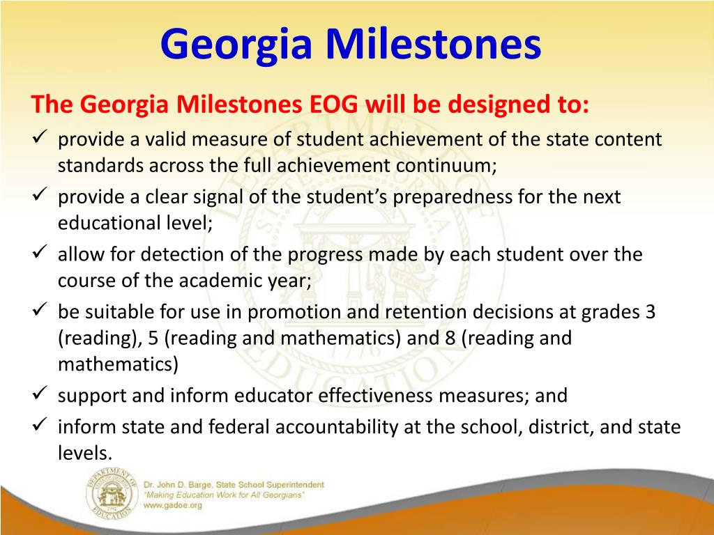 PPT - Assessment Update: Georgia’s Changing Assessment Landscape ...