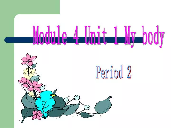 PPT - Module 4 Unit 1 My body PowerPoint Presentation, free download ...