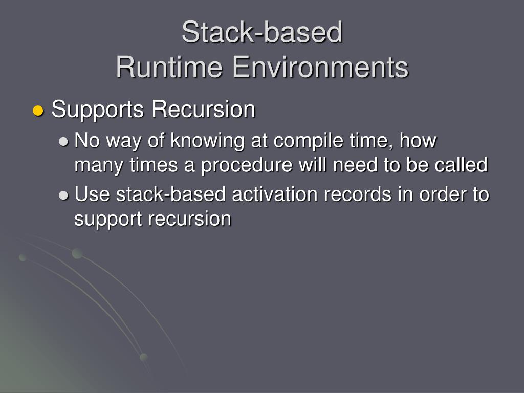 PPT - Runtime Environments PowerPoint Presentation, free download - ID ... PPT - Runtime Environments PowerPoint Presentation, free download - ID ...