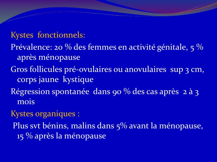 PPT - Kystes de l’ovaire PowerPoint Presentation - ID:5686362