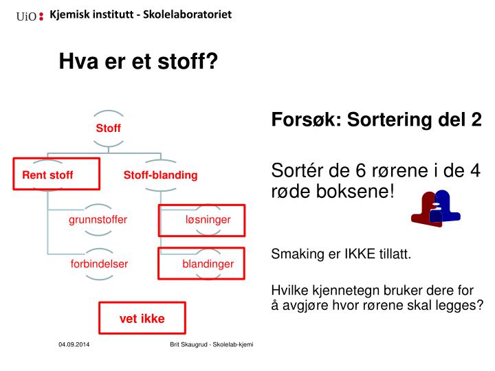 PPT - Oppbygning av stoffer Kjemiske endringer PowerPoint Presentation ...
