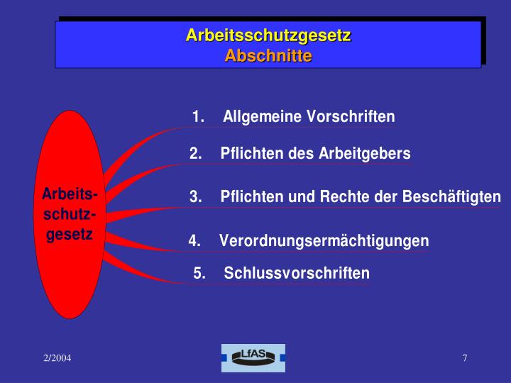PPT - Arbeitsschutzgesetz PowerPoint Presentation - ID:5687281