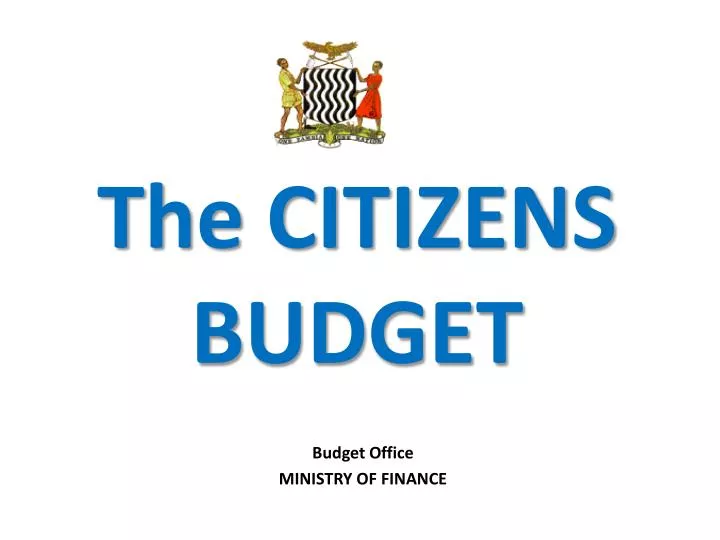 PPT - The CITIZENS BUDGET PowerPoint Presentation, free download - ID ...