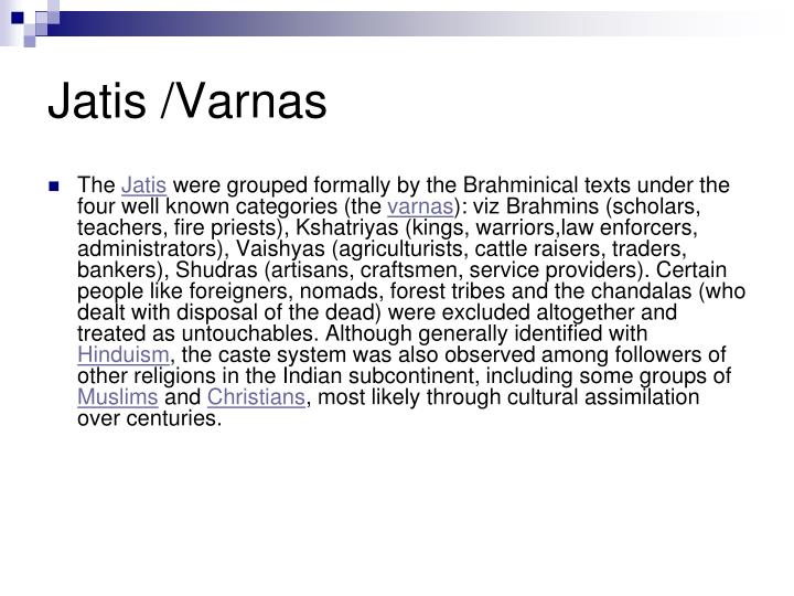 PPT - Caste System in India PowerPoint Presentation - ID:5688561