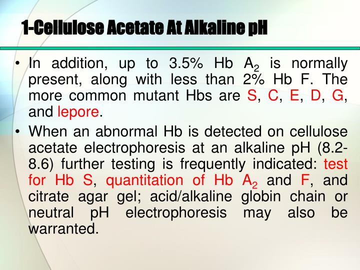 PPT - Hemoglobin Electrophoresis PowerPoint Presentation - ID:5688620