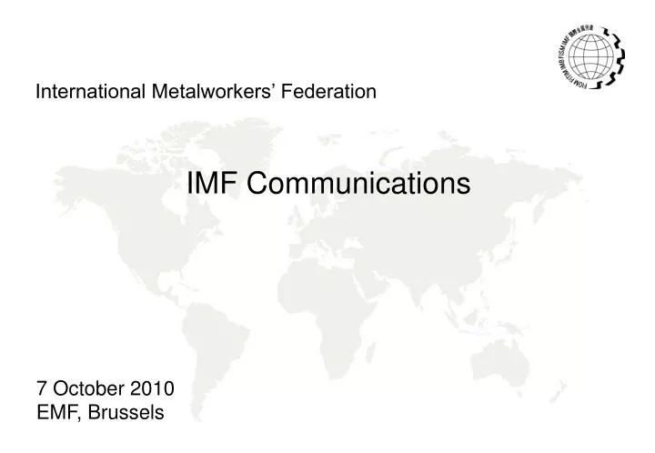 PPT - IMF Communications PowerPoint Presentation, free download - ID ...