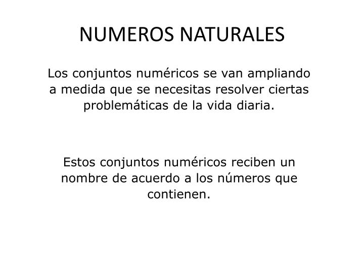 PPT - NUMEROS NATURALES PowerPoint Presentation - ID:5690016