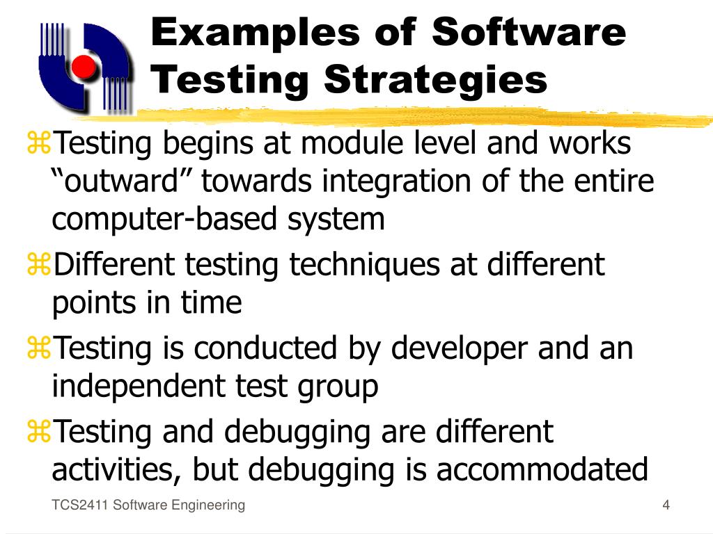 PPT Software Testing Strategies PowerPoint Presentation Free 