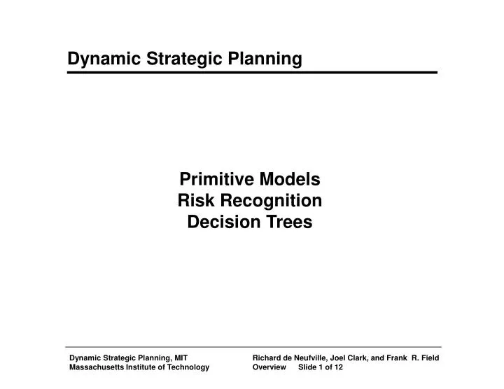 PPT - Dynamic Strategic Planning PowerPoint Presentation, free download ...