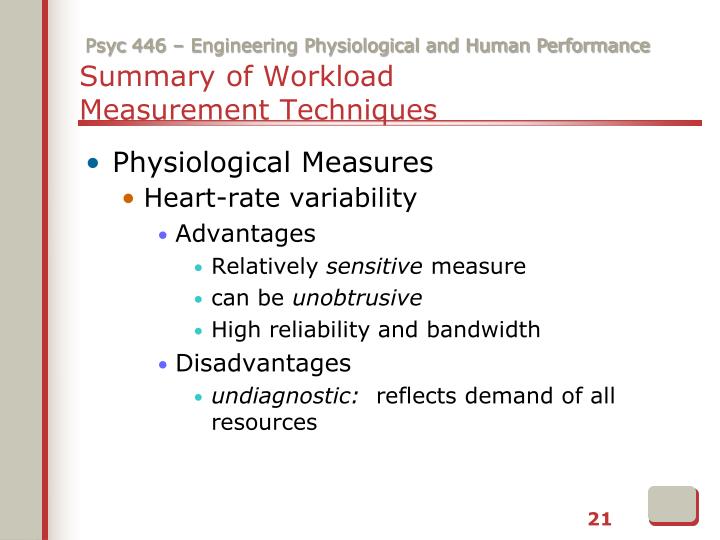 PPT - Week 13-1: Mental Workload PowerPoint Presentation - ID:5691226