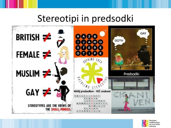 PPT - Delavnica Rušenje stereotipov in predsodkov Slađana Jović ...