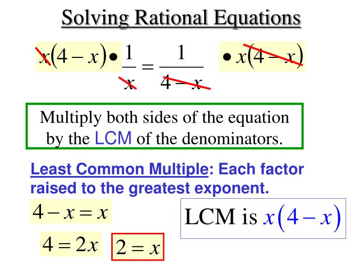 PPT - 10.6 Solving Rational Equations PowerPoint Presentation - ID:5692736