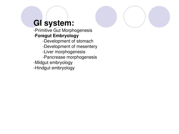 PPT - Development of GI system PowerPoint Presentation - ID:5693177
