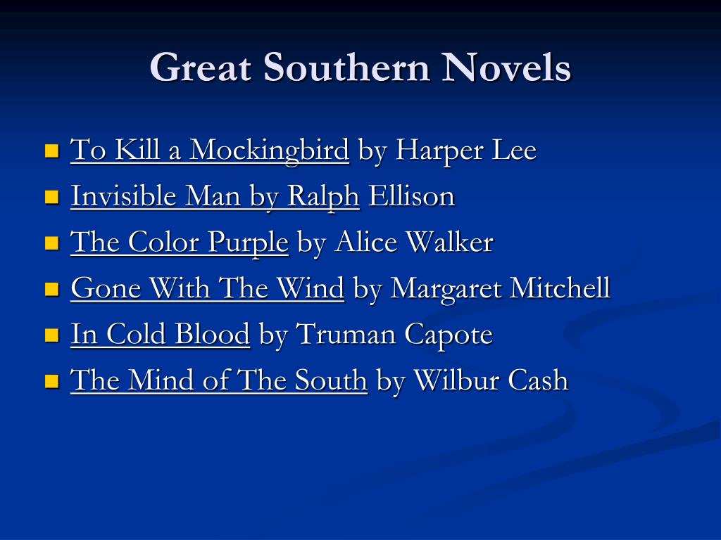 PPT - American Southern Literature PowerPoint Presentation, free ...