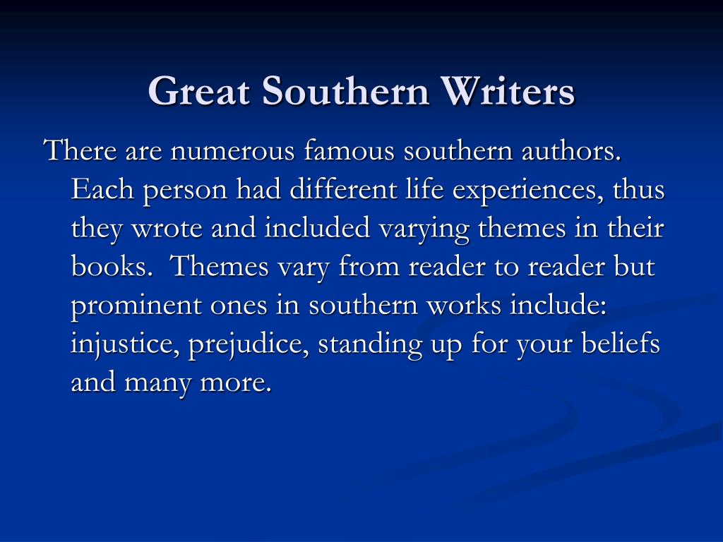 PPT - American Southern Literature PowerPoint Presentation, free ...