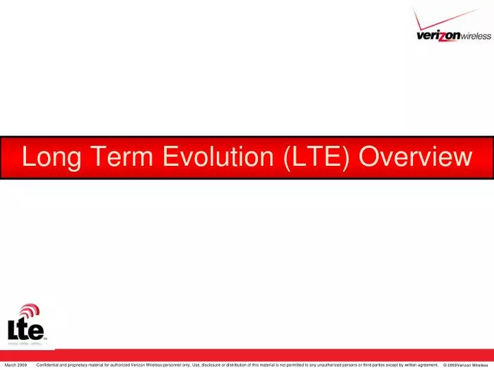 PPT - Long Term Evolution (LTE) Overview PowerPoint Presentation, free ...
