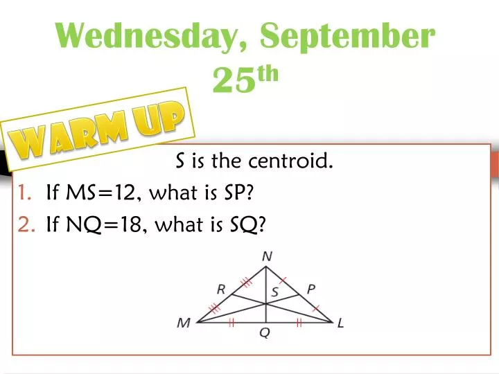 PPT - Wednesday, September 25 th PowerPoint Presentation, free download ...