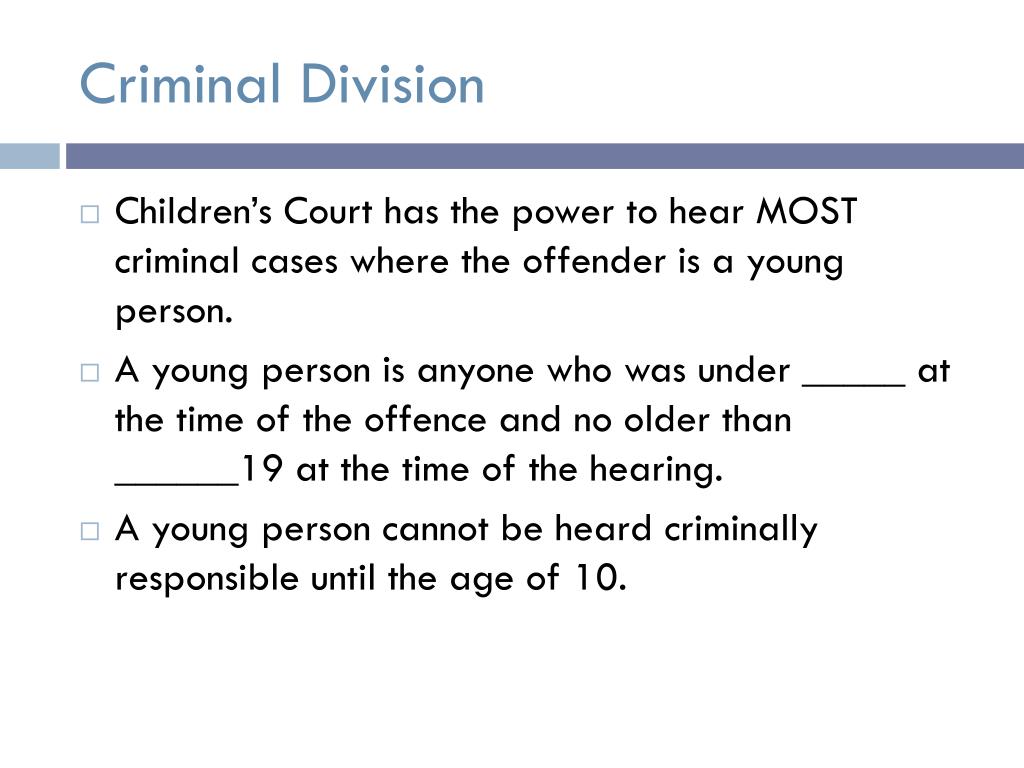 PPT - Coroner’s & CHILDREN’S COURTS JURISDICTION PowerPoint ...