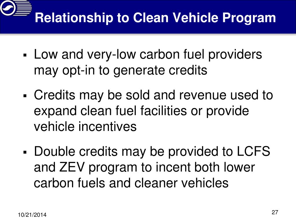 PPT - California’s Low Carbon Fuel Standard PowerPoint Presentation ...