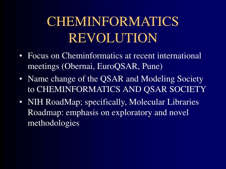 PPT - Cheminformatics as Predictive Science PowerPoint Presentation ...