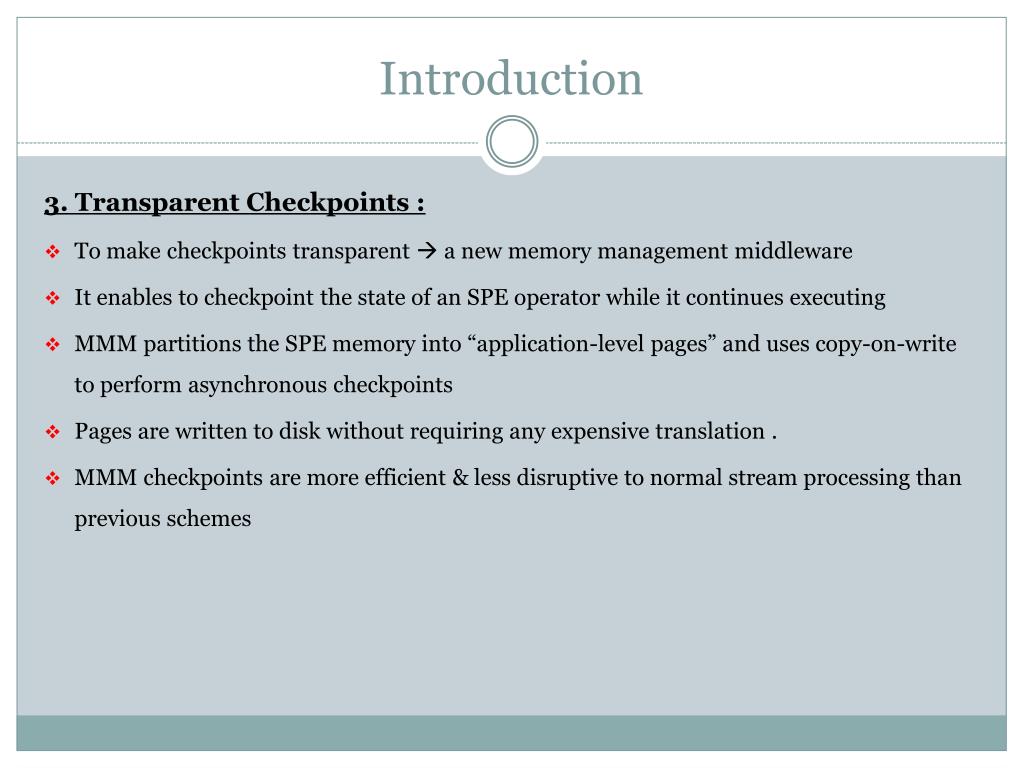Ppt Fault Tolerant Stream Processing Using A Distributed Replicated File System Powerpoint