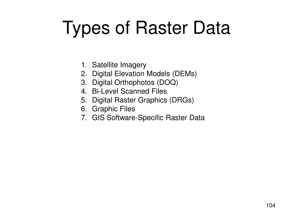 PPT - CHAPTER 5 RASTER DATA MODEL 5.1 Elements of the Raster Data Model ... PPT - CHAPTER 5 RASTER DATA MODEL 5.1 Elements of the Raster Data Model ...