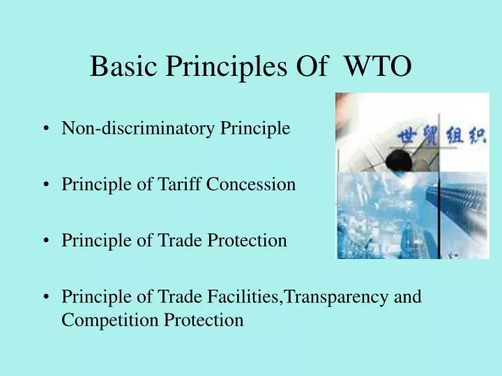 PPT - Basic Principles Of WTO PowerPoint Presentation, free download ...