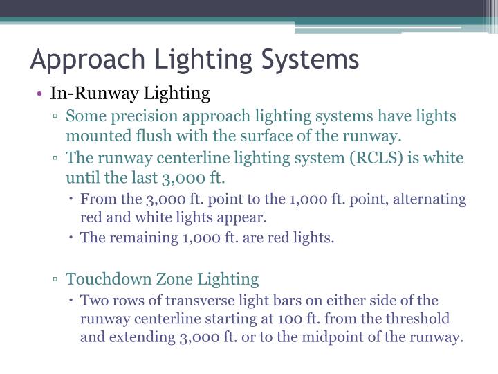 Approach lighting system - gulfneo