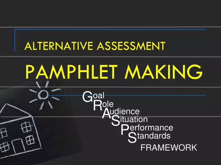 PPT - ALTERNATIVE ASSESSMENT PowerPoint Presentation, free download ...