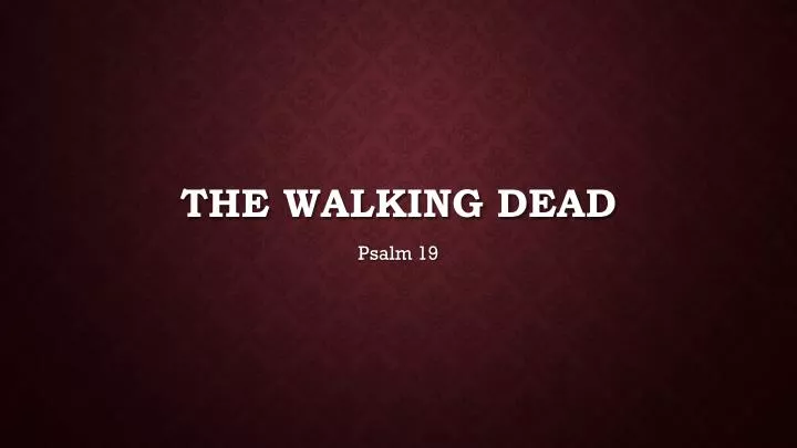 PPT - The Walking Dead PowerPoint Presentation, free download - ID:5698904