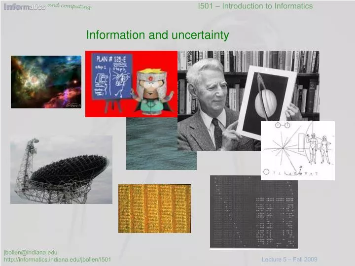 PPT - Information and uncertainty PowerPoint Presentation, free ...