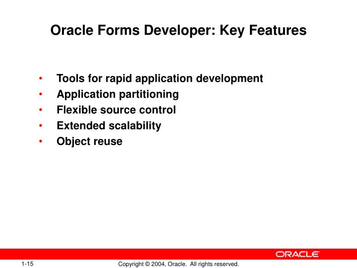 Ppt Introduction To Oracle Forms Developer And Oracle Forms Services