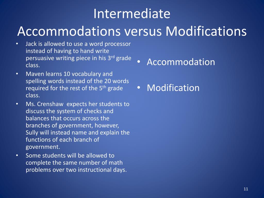 PPT - Differentiation Accommodations / Modifications PowerPoint ... PPT - Differentiation Accommodations / Modifications PowerPoint ...