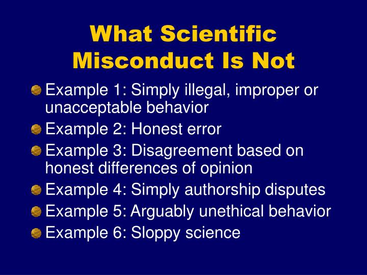 PPT - Scientific Integrity: Recognizing, Reporting and Avoiding ...