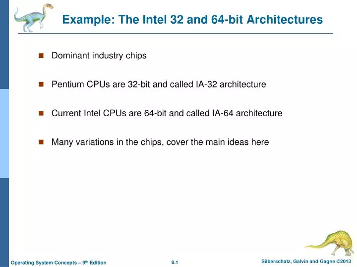 PPT - Example: The Intel 32 and 64-bit Architectures PowerPoint ...