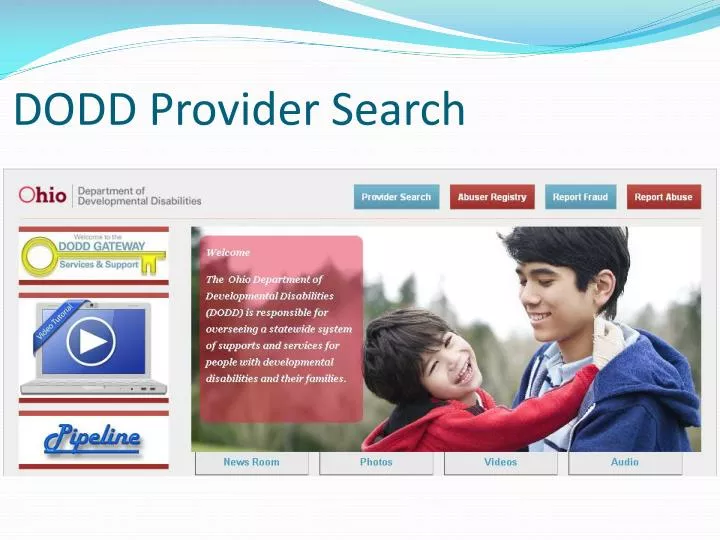 PPT - DODD Provider Search PowerPoint Presentation, free download - ID ...
