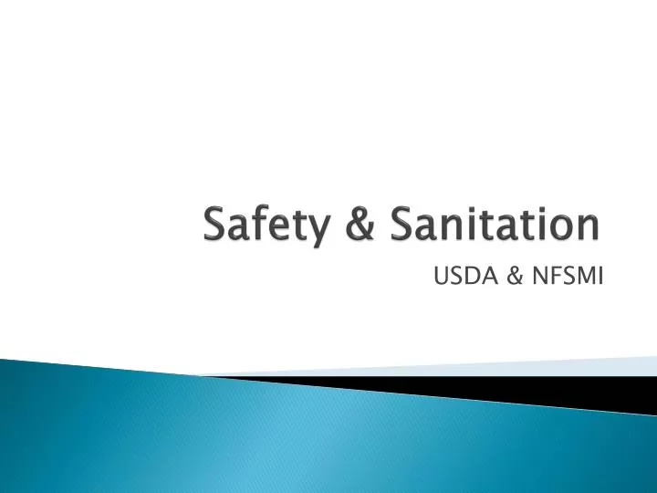 PPT - Safety & Sanitation PowerPoint Presentation, free download - ID ...