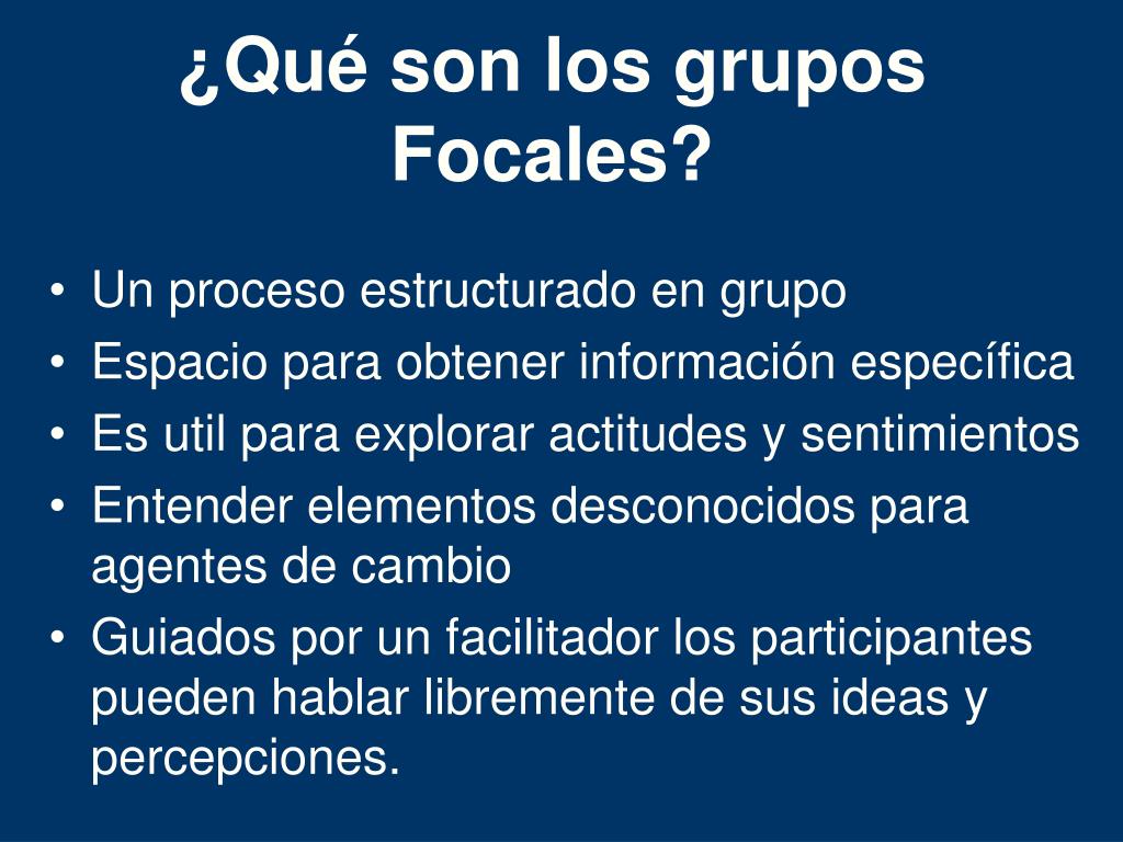 Ppt Grupos Focales Powerpoint Presentation Free Download Id 5701980