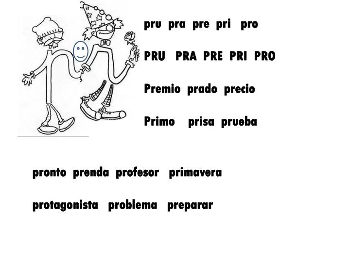 PPT - p ru pra pre pri pro PRU PRA PRE PRI PRO Premio prado precio ...