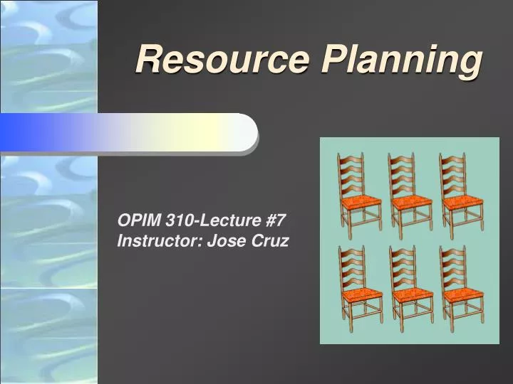 PPT - Resource Planning PowerPoint Presentation, free download - ID:5702375
