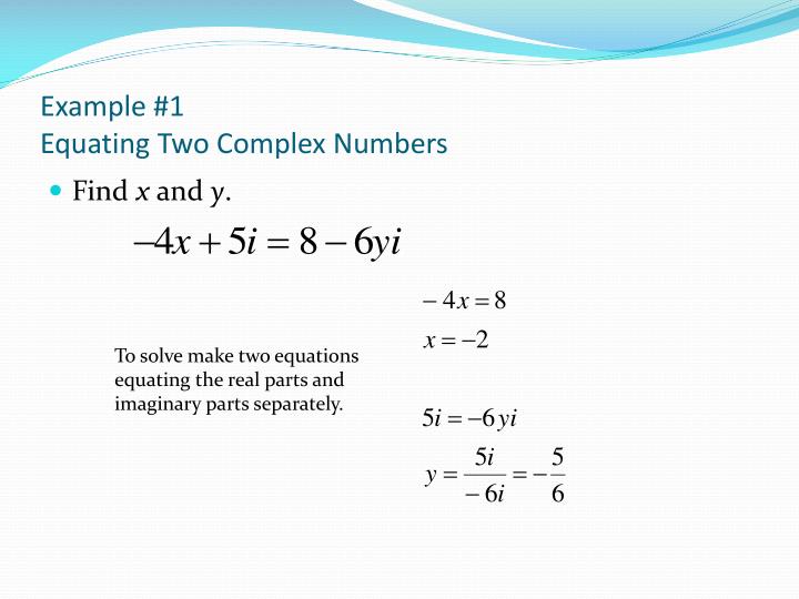 PPT - 4.5 Complex Numbers PowerPoint Presentation - ID:5702421