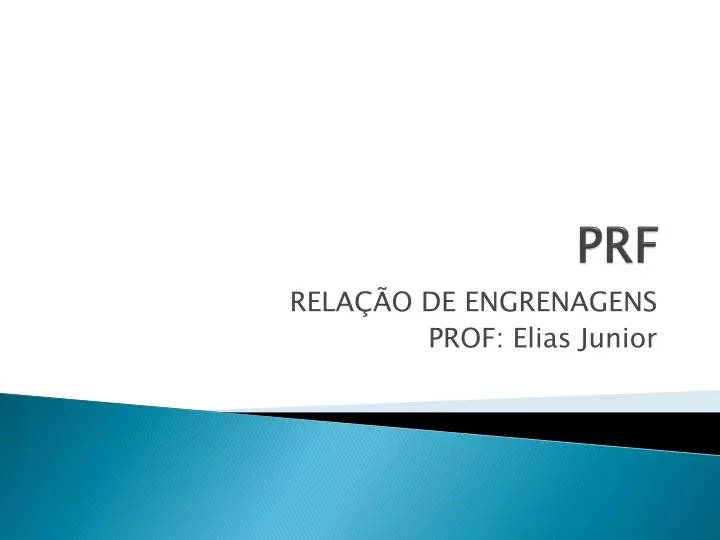 PPT - PRF PowerPoint Presentation, free download - ID:5702452