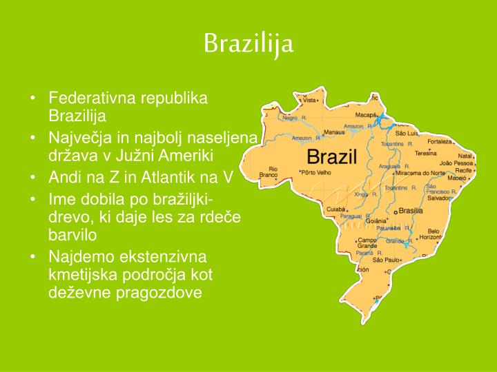 PPT - Brazilija PowerPoint Presentation - ID:5703751